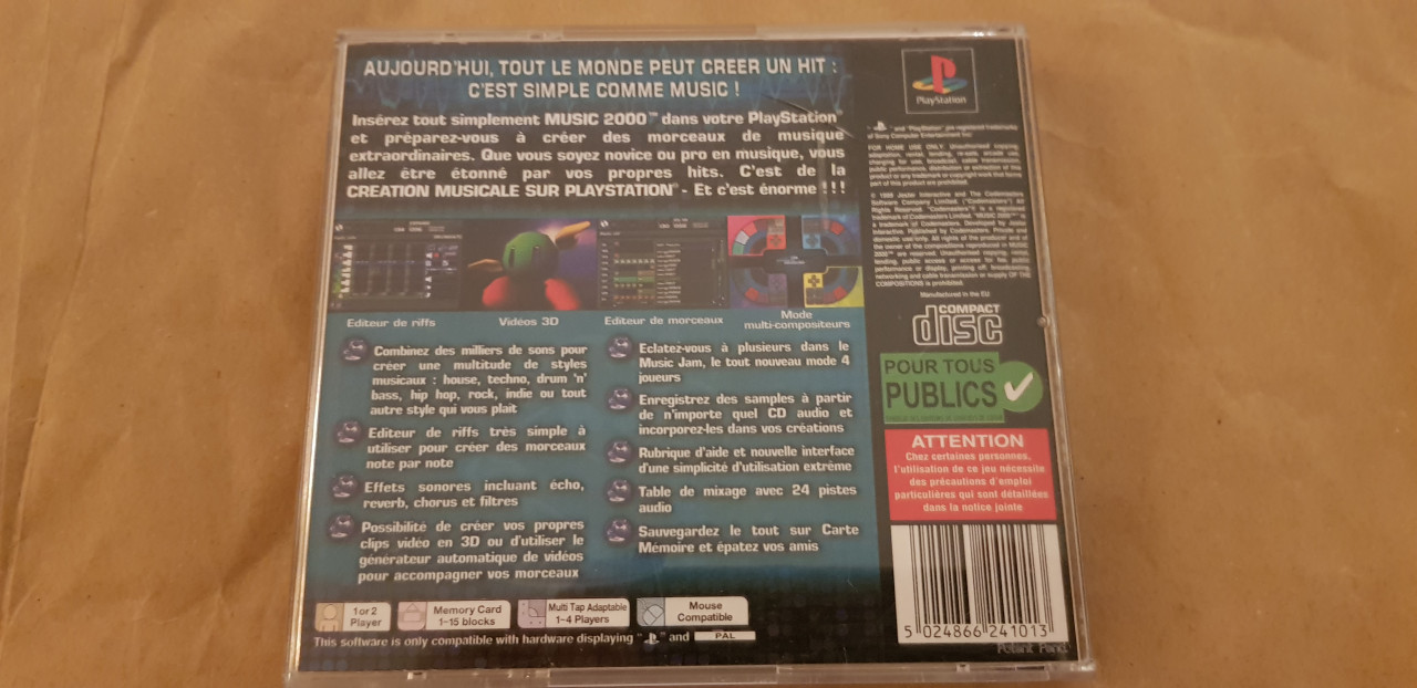 Music 2000 ps1 .:. Grenier du Geek