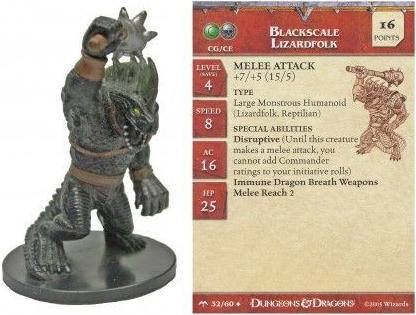Blackscale Lizardfolk #32 Angelfire D&D Miniatures .:. Grenier du Geek