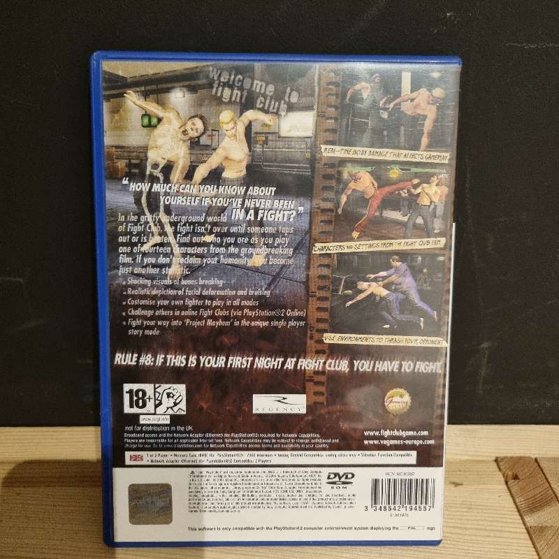 Jeu Fight Club ps2 .:. Grenier du Geek