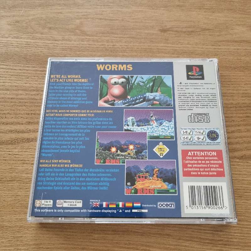 Jeu Worms Playstation 1 .:. Grenier du Geek
