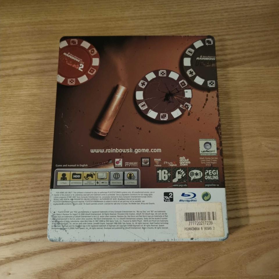 Jeu RainbowSix Vegas 2 sur PS3 (steelbook) .:. Grenier du Geek