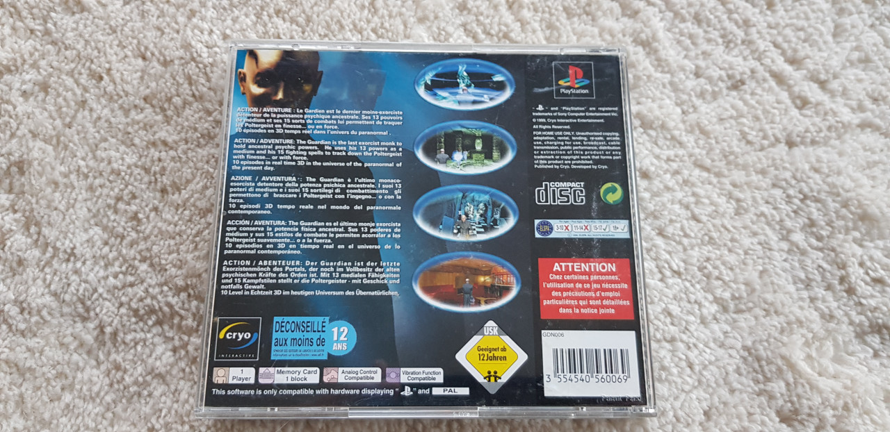 The Guardian of darkness ps1 .:. Grenier du Geek