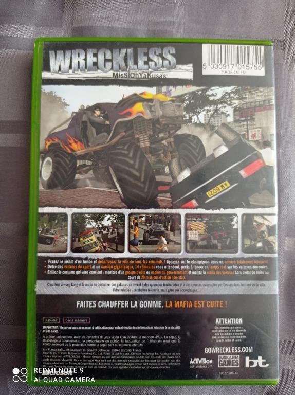 Microsoft - Xbox - Wreckless - Mission Yakusas .:. Grenier du Geek