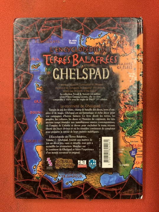 Sword and sorcery : encyclopédie des terres balafres Ghelspad ...