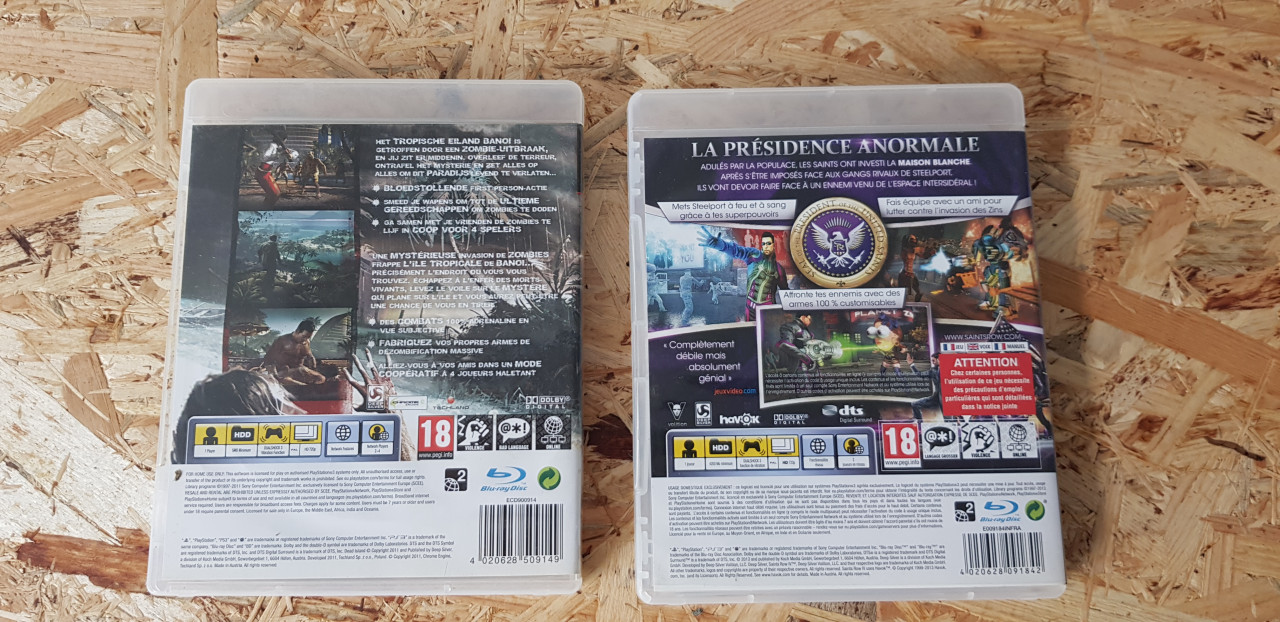 Lot 2 jeux ps3 .:. Grenier du Geek
